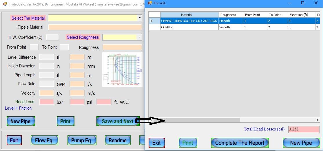 HydroCalc Software | ملتقى المهندسين العرب