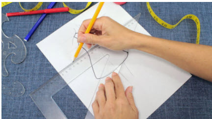 Sewing and pattern drawing