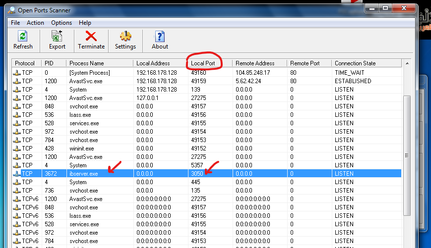 InterBase 7.5 تثبيت ، إنشاء قاعدة بيانات ، وربط بدلفي 7